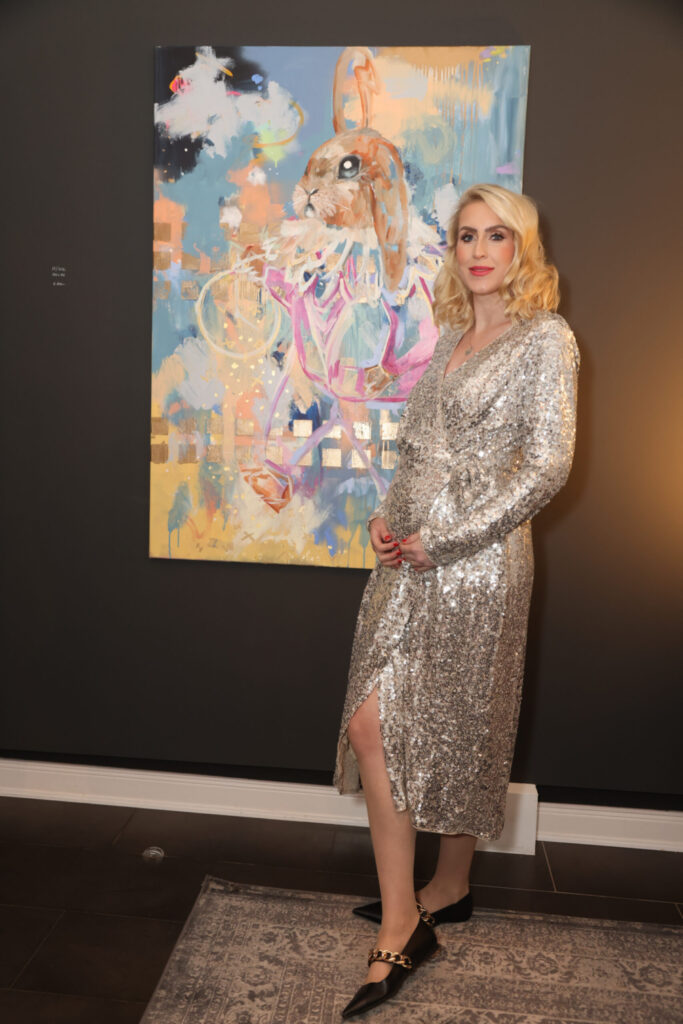 Juliane Golbs: Auf Vernissage in Ottensen Familienglück verkündet